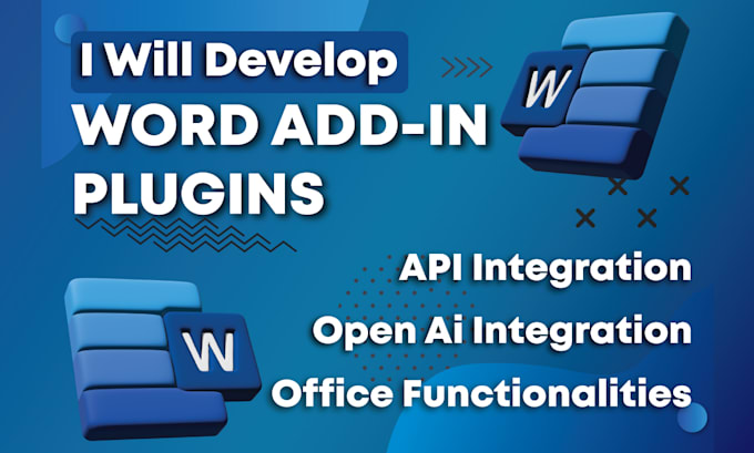 Create custom microsoft word office addin plugins by M_husnain_dev | Fiverr