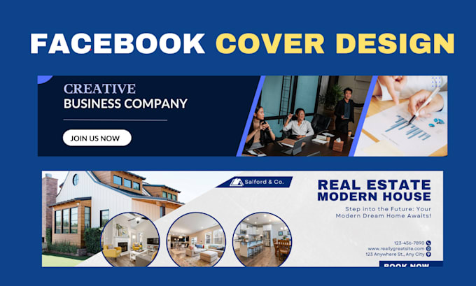 Create a premium facebook cover photo banner design by Saleem885 | Fiverr
