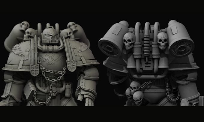 3d miniatures space marine 40k warhammer dnd stl tabletop for 3d ...