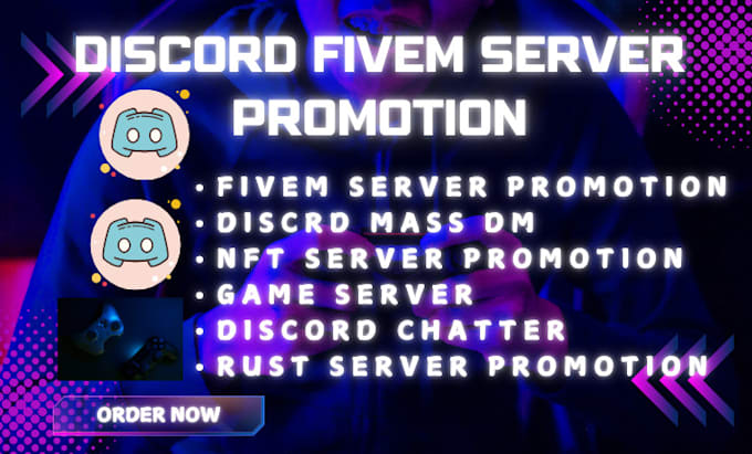 Do discord mass dm, rust server promotion, fivem, dayz, roblox, game ...