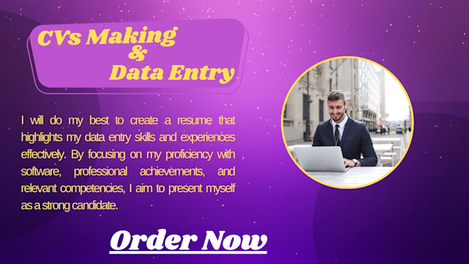 Professional cv design accurate data entry pdf conversion fast reliable service by Fgnmet | Fiverr