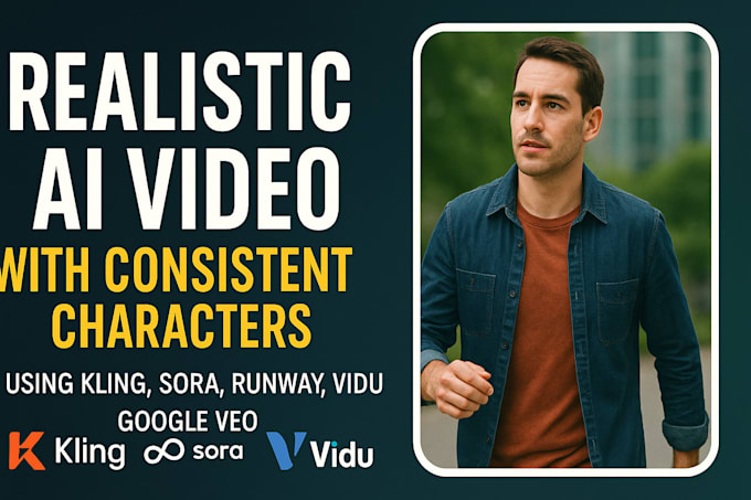 Generate realistic ai video with consistent character using,kling ai,runway ml by Kamran_artai ...