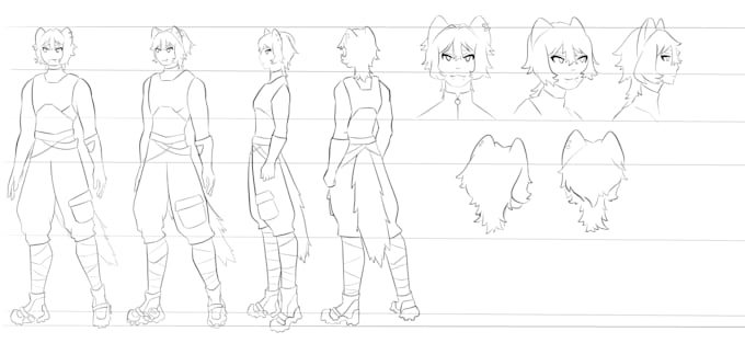 Create a character turnaround for your original character by Pierrocher ...