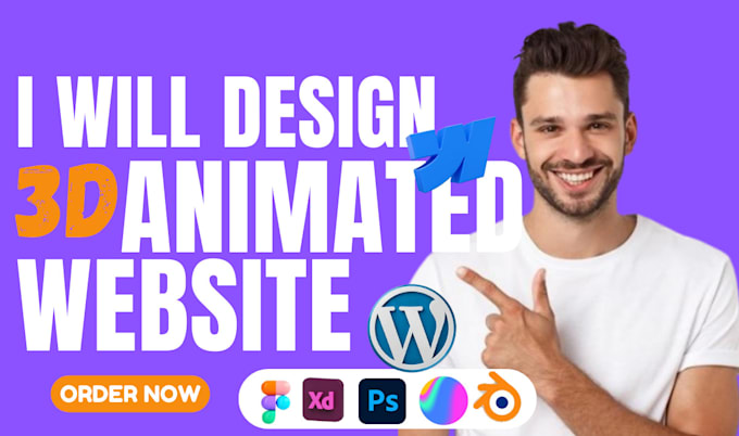 Create interactive 3d animated webflow website 3d website 3d animated webflow by Oscar_frey | Fiverr