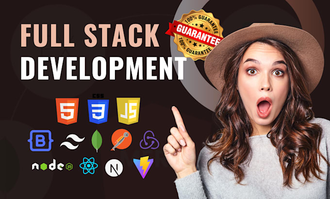Full stack developer frontend and backend development by Codezeepro | Fiverr