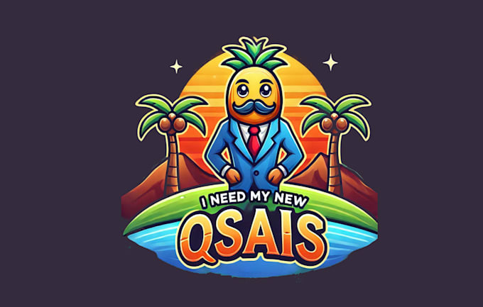 Design a unique gradient oasis mascot logo for your brand by Elvie_beer ...