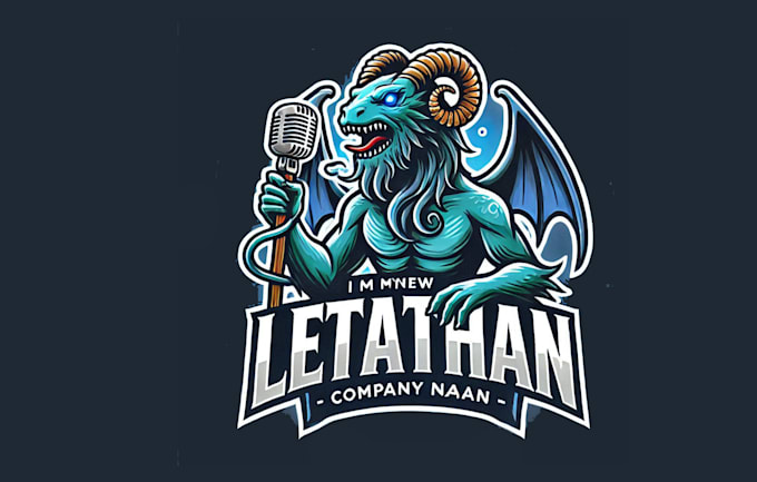 Design a powerful leviathan mascot logo for your brand by Emerson_feil ...
