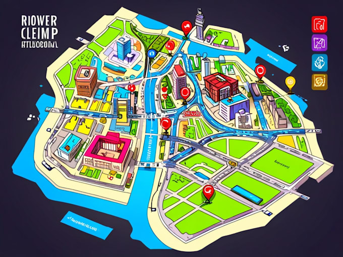 Crear mapas vectoriales, mapas de ciudades, mapas de sitios y mapas de ...