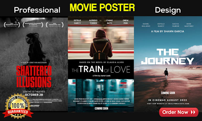 Design a professional movie poster for you by Uzair_navid | Fiverr