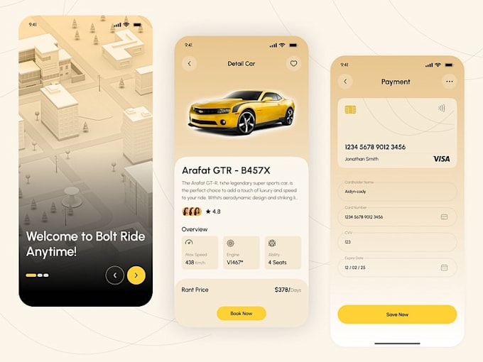 Develop uber style taxi booking app, chauffeur booking, rideshare ...