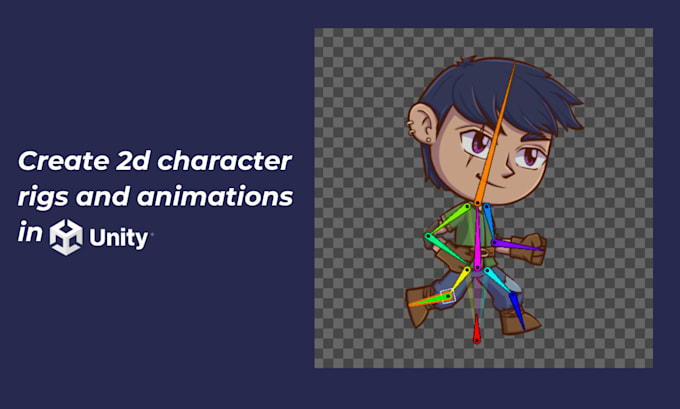 Create 2d character rigs and animations in unity by Tekenthusiast | Fiverr
