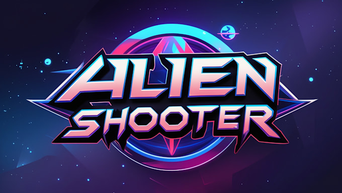 Do custom alien shooter logo design by Carolynnfries | Fiverr