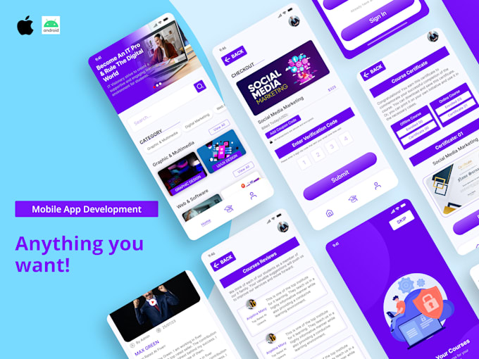 Develop a high quality mobile app using flutter by Gusti_randa | Fiverr