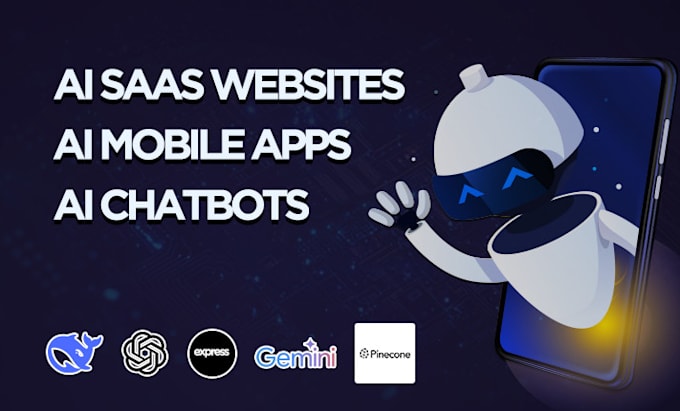Create ai apps chatbots and saas website and ai mobile apps by Regex_soft | Fiverr