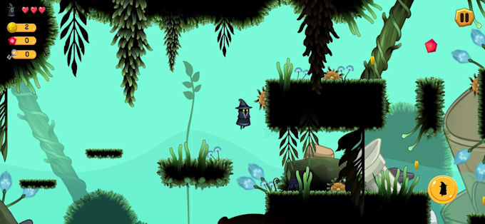 Develop 2d video game in unity or godot, 2d platformer game, 2d runner ...