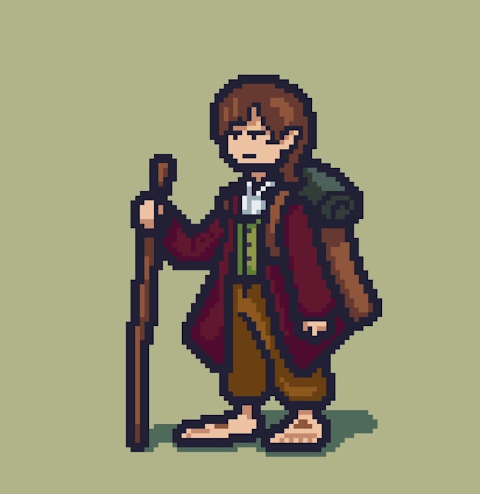 Create a pixel art character by Ariadis | Fiverr