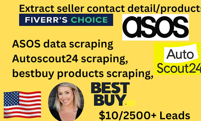 Asos data scraping, autoscout24 scraping, bestbuy products scraping by ...