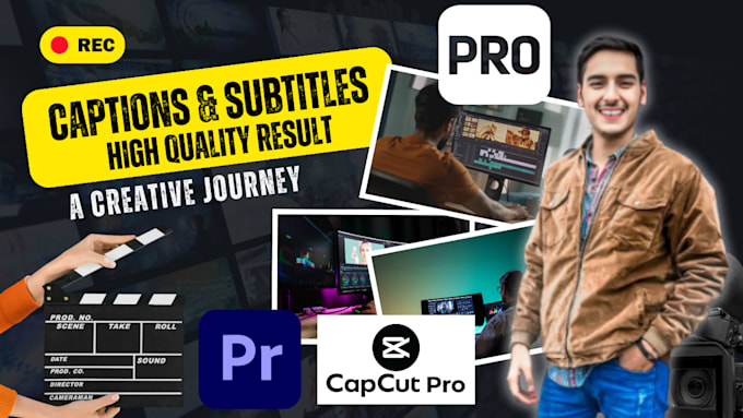 Edit your videos with captions, text animations, and effects by Ikraam_official | Fiverr