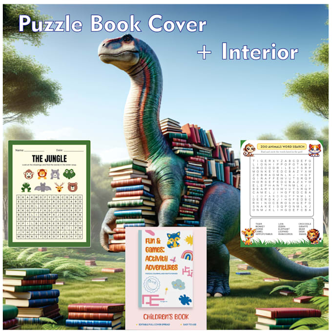 Create sudoku word search maze and crossword activity puzzle book by ...