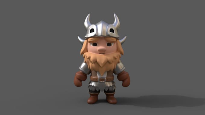 Sculpt3d toy character model stylized anime model bake texture rig to ...