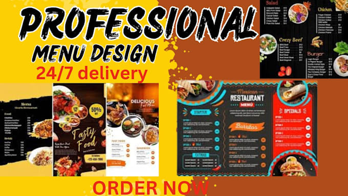 Do editable restaurant menu design, digital menus price list, price ...