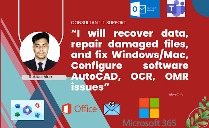 Recover data, repair damaged files, and fix windows, autocad , ocr, omr ...