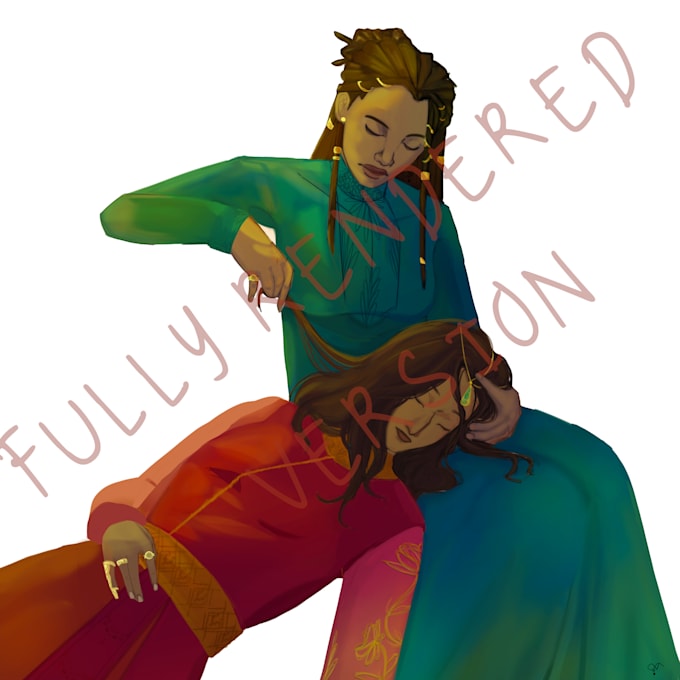 Draw your otp, favs, ocs by Psalmrufino | Fiverr