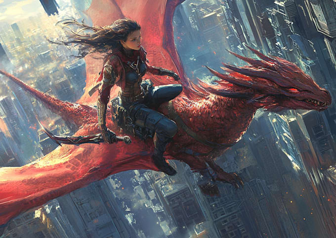 Do a dnd and fantasy,splash art or game character design by Limah6 | Fiverr