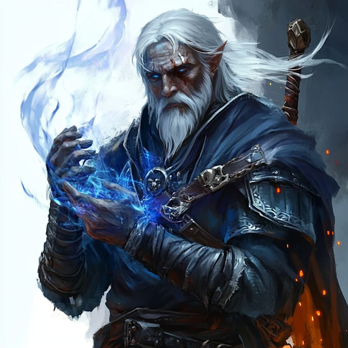 Make your dnd character illustration by Sukhothe | Fiverr