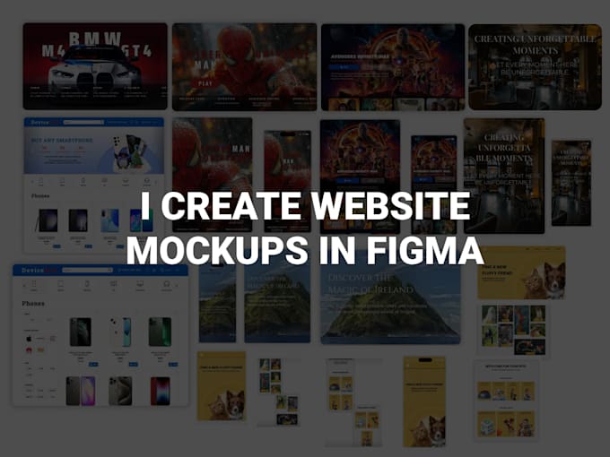Make a website design in figma for your future website by Georgi079 | Fiverr