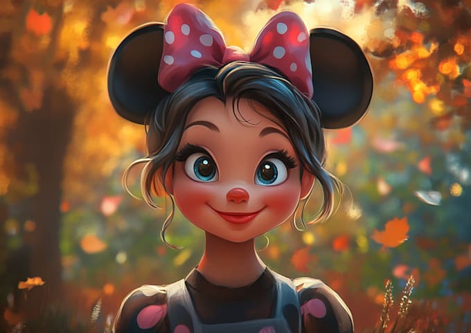 Draw your disney style cartoon character from your photo by ...