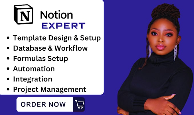Be notion expert create custom notion template and setup notion workspace by Ella_assists21 | Fiverr