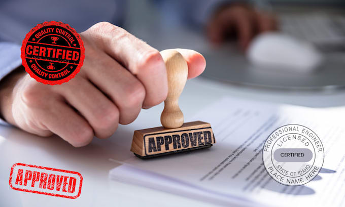 Review and stamp florida, texas pe stamp architectural drawing for city ...