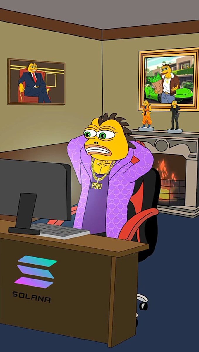 Do 2d memecoin animation crypto meme coin video 2d crypto animation ...