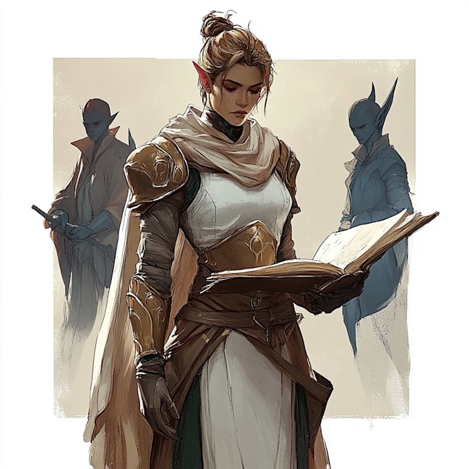 Make dnd character art and dnd character by Danbrarrea | Fiverr