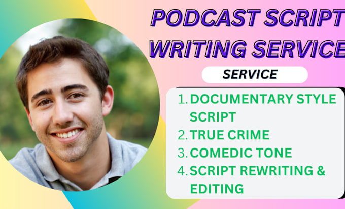 Write well structured and engaging podcast script by Noah_williams04 ...