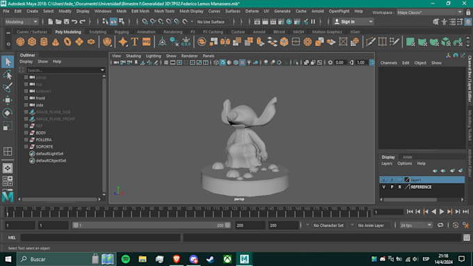 Create a 3d model by Federicolemosm | Fiverr