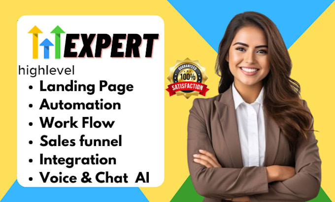 Gohighlevel landing page gohighlevel website gohighlevel sales funnel ghl expert by Ava_fxx | Fiverr