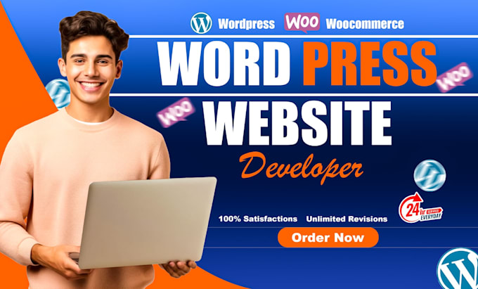 Design a custom wordpress woocommerce website, wordpress speed optimization by Anabia_zahra4 ...