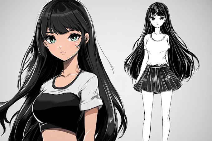 Make a character fan art, oc, and manga in anime style by Rwlhamed | Fiverr