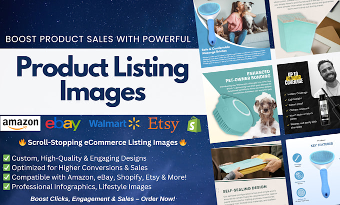 Design amazon listing images, product infographic pictures by Ivorycapsuk | Fiverr