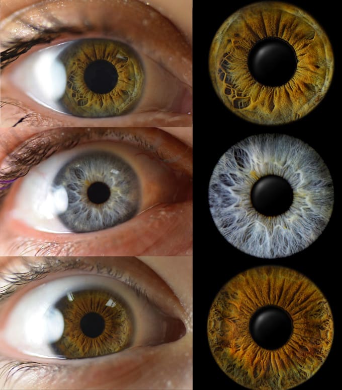 Turn your iris photo into a unique digital art by Neokira13 | Fiverr