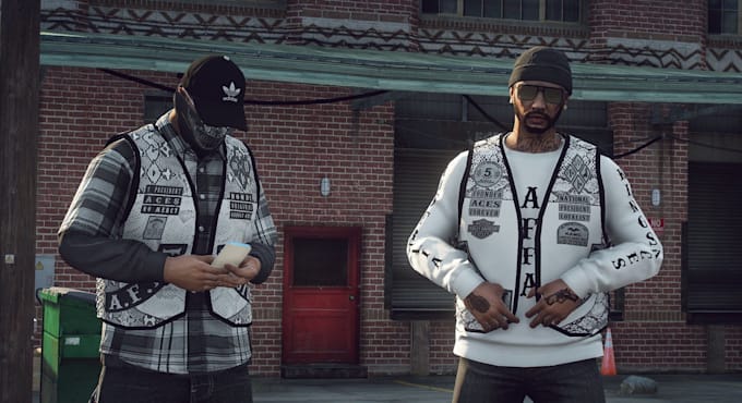 Make fivem clothings, fivem eup, mc kuttes, biker vests,police clothing ...