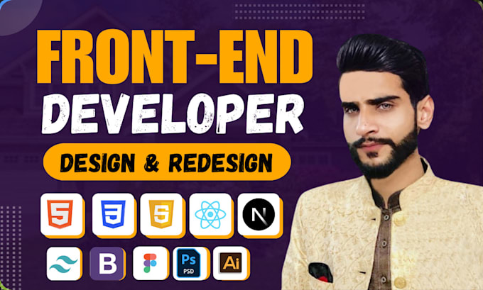 Design and develop a modern frontend using react or next js by ...
