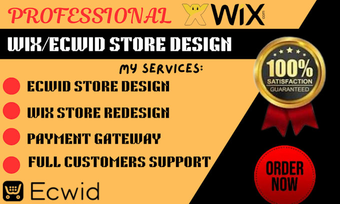 Build ecwid store wix website design ecwid store redesign wix website redesign by Olaasam | Fiverr