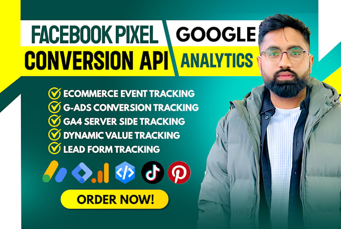 Do google analytics 4 ga4 ecommerce tracking conversion tracking fb pixel by gtm by Tracking_dev ...