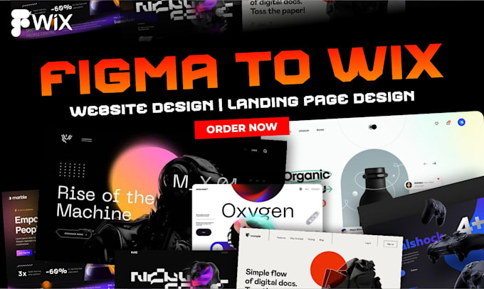 Convert your figma design to wix websites, figma to framer, website ui ...