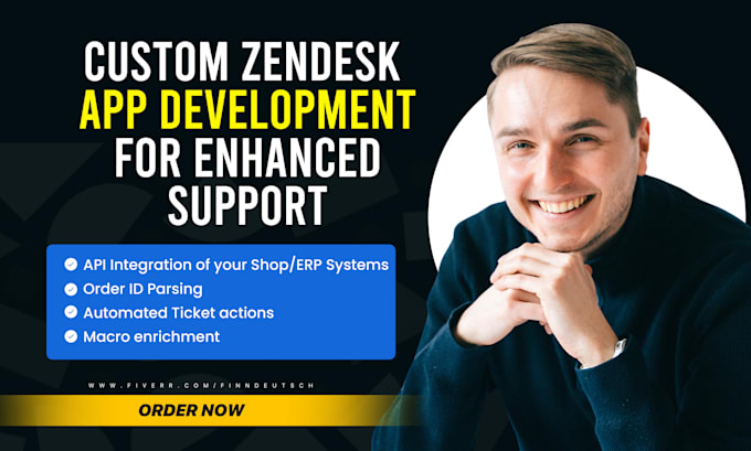 Create a zendesk custom app by Finndeutsch | Fiverr
