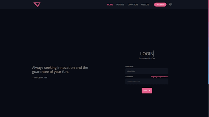 Make user control panel for mta sa by Abdo736a2 | Fiverr