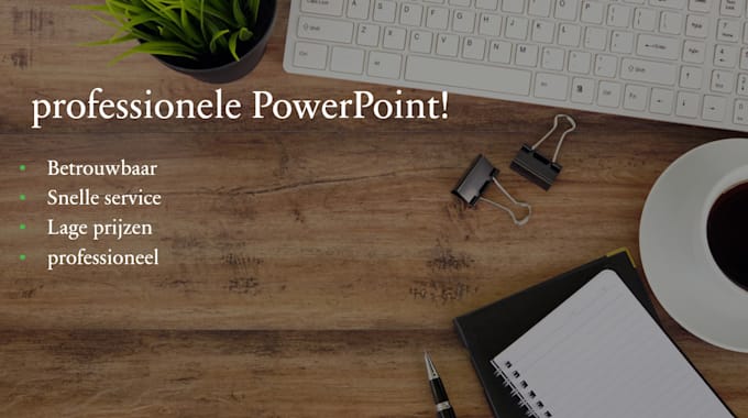 Professionele powerpoint presentatie snelle levering en uniek design by ...